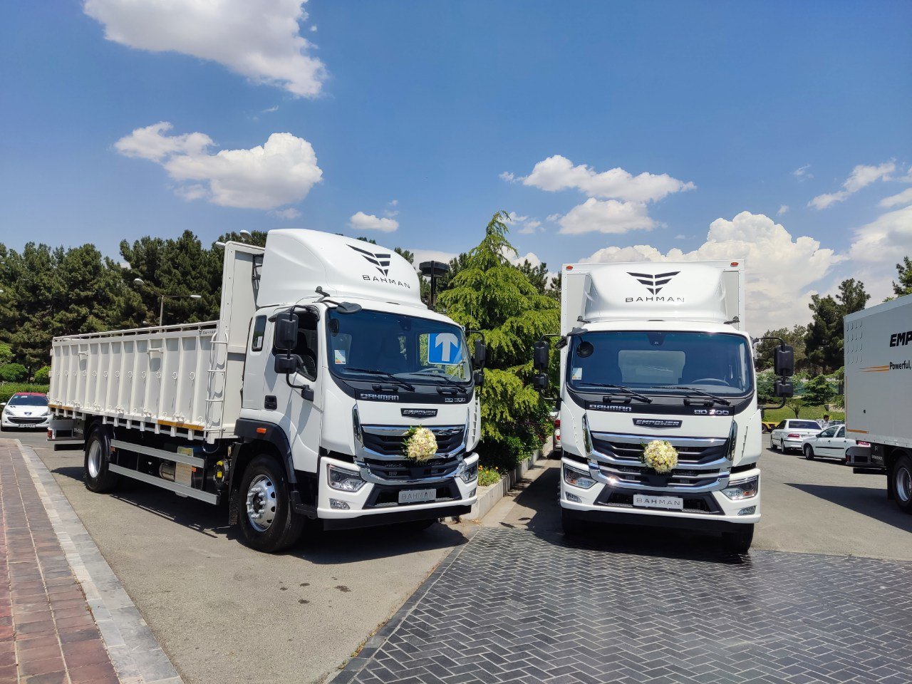 کامیون فورس f210 و کامیون امپاور bd300 توسط بهمن دیزل معرفی شد