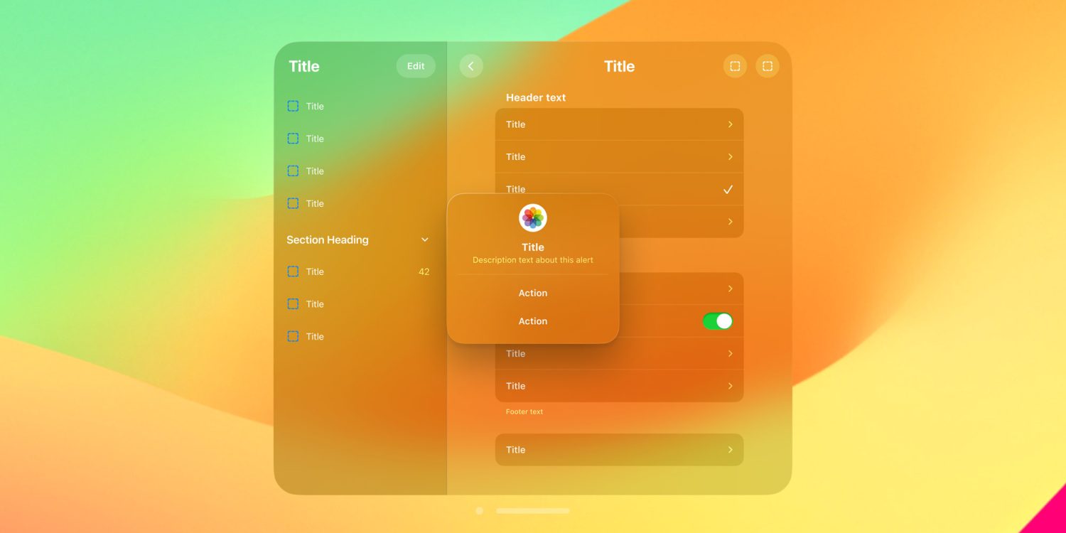 iOS 18 شاید در طراحی رابط کاربری خود الهاماتی از visionOS داشته باشد