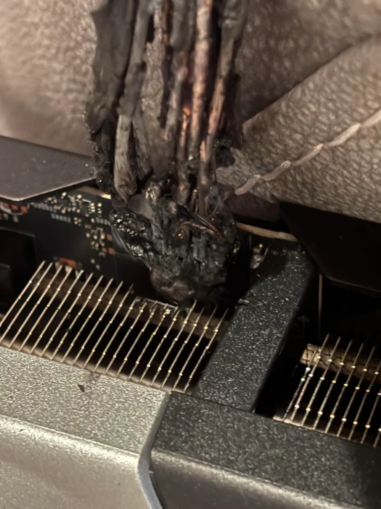 دردسرهای RTX 5090؛ یک کاربر از سوختن کابل کارت گرافیک انویدیا خبر داد